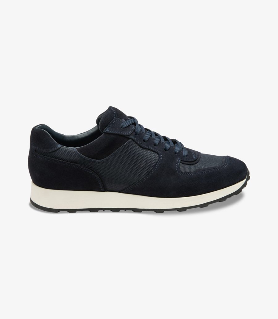 Navy Suede Trainer Turo Navy Suede Trainer Turo